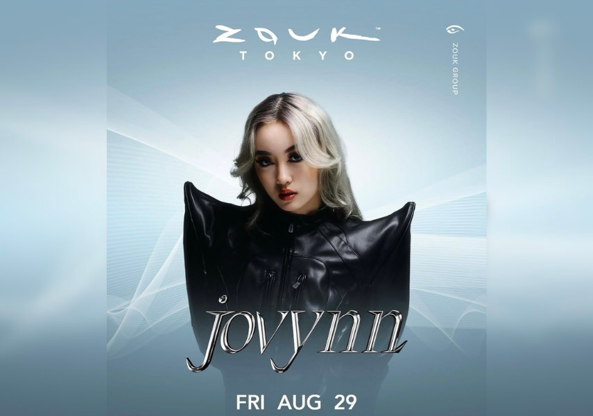 TikTokでも話題のDJ、JovynnがZouk Tokyoで日本初上陸！